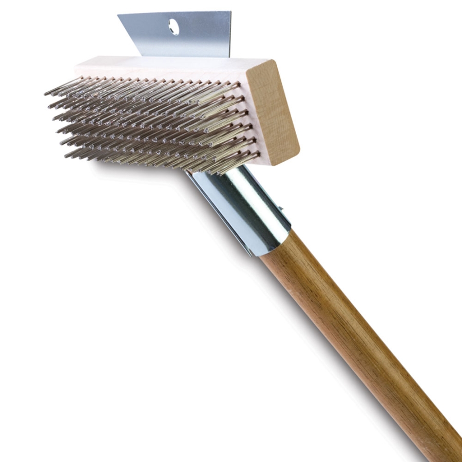 Junior Broiler Queen Grill Brush - SS - The Malish Corporation